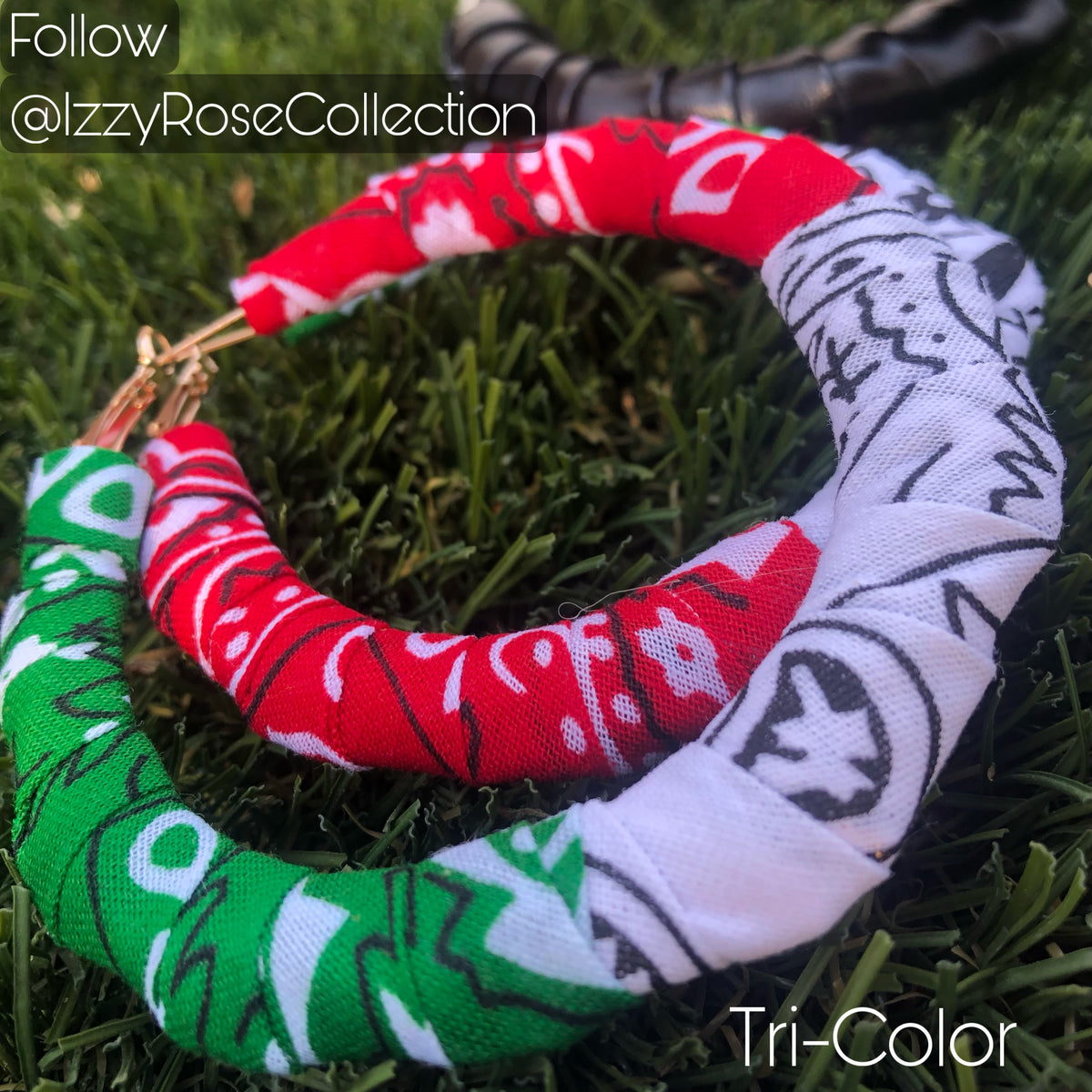 Bandana Hoops – Izzy Rose Collection